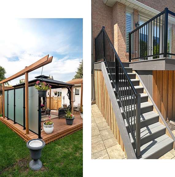 Aluminum Deck Railings - Canada Deck and Rail